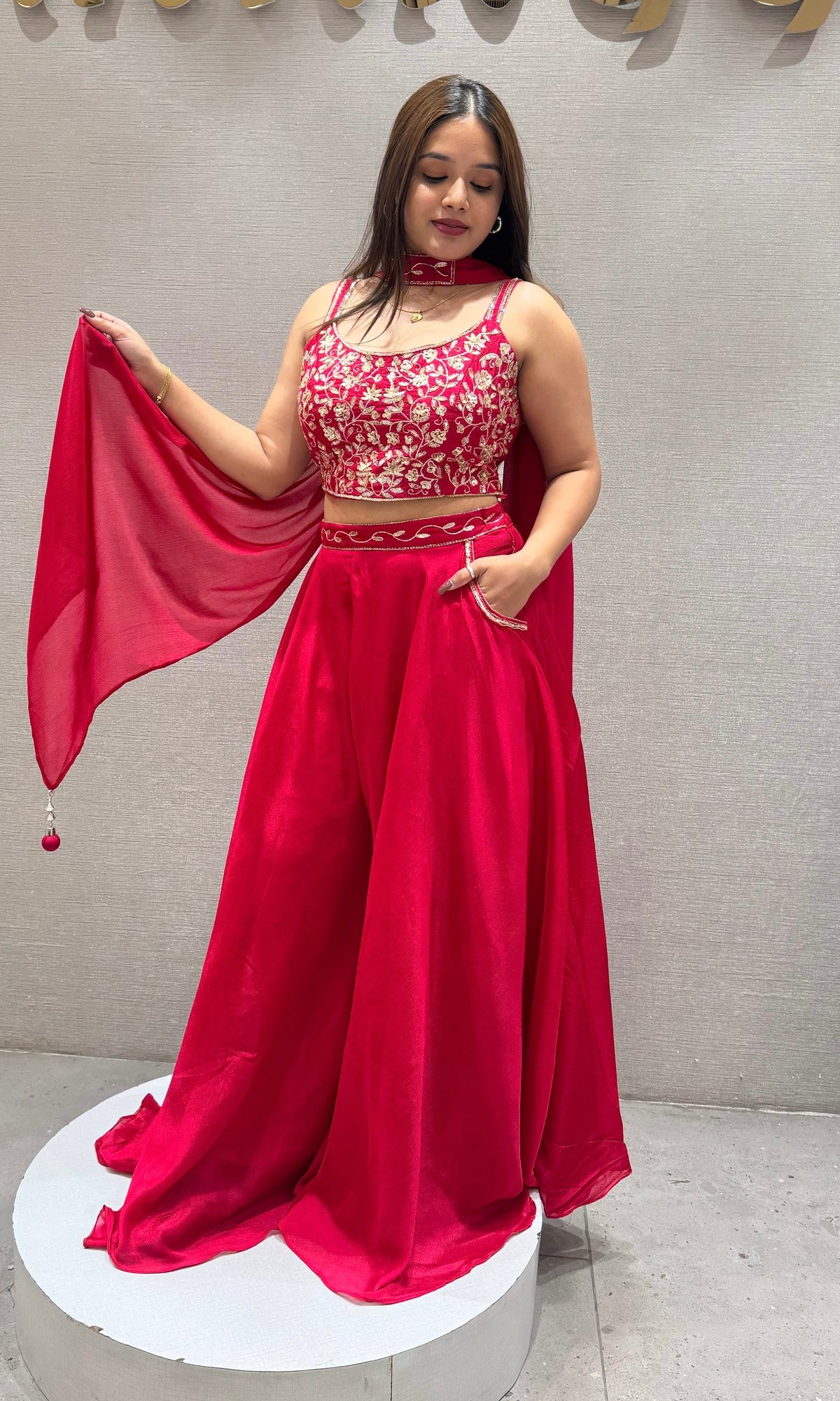 Rani pink palazzo set